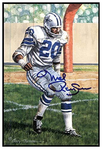 Mel Renfro Signed Goal Line Art Card GLAC Autographed Cowboys PSA/DNA