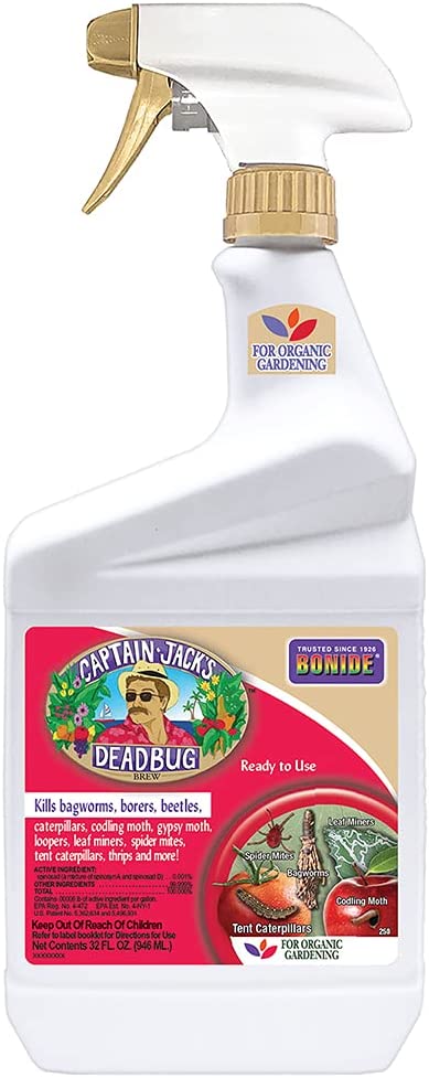 Bonide Captain Jack's Deadbug Brew Ready-to-Use Spray, 32 oz Outdoor Insecticide and Mite Killer for Organic Gardening