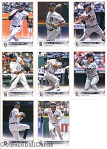 2022 topps complete (series 1 & 2) detroit tigers team set of 23 cards: gregory soto(#17), matt manning(#31), robbie grossman(#55), matthew boyd(#128), zack short(#148), willi castro(#191), miguel cabrera(#194), jake rogers(#198), spencer turnbull(#228),