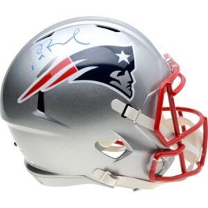 tom brady signed autographed new england patriots replica full size speed helmet fanatics