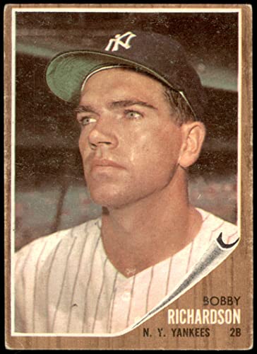 1962 Topps # 65 Bobby Richardson New York Yankees (Baseball Card) Dean's Cards 2 - GOOD Yankees