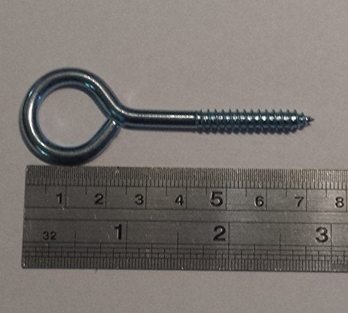 Practicool 98 feet Galvanised Garden Wire, Bonus 10 Vine Eye Screws