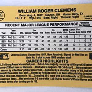 Roger Clemens (Baseball Card) 1987 Donruss - [Base] #276