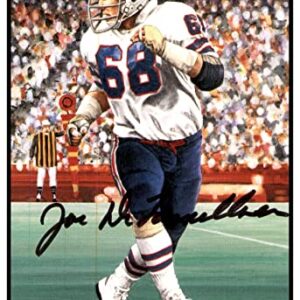 Joe DeLamielleure Signed Goal Line Art Card GLAC Autographed Bills PSA/DNA