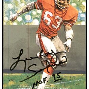 Lee Roy Selmon Signed Goal Line Art Card GLAC Autographed w/HOF Bucs PSA/DNA