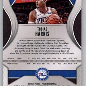 2019-20 Prizm NBA #45 Tobias Harris Philadelphia 76ers Official Panini Basketball Trading Card