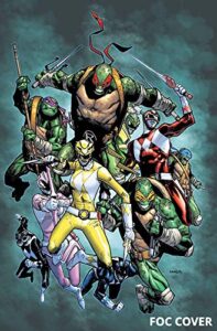 power rangers teenage mutant ninja turtles #2 foc var boom! studios