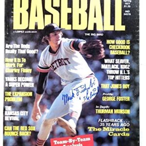 Mark Fidrych Autographed Magazine Sports Quartery 1977 "The Bird" JSA AH04527 - Autographed MLB Magazines