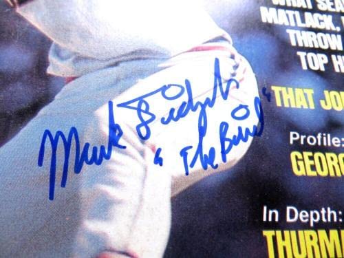 Mark Fidrych Autographed Magazine Sports Quartery 1977 "The Bird" JSA AH04527 - Autographed MLB Magazines