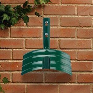 Rocky Mountain Goods Metal Garden Hose Hanger - Heavy Duty Rust Proof Steel - Easy Wall Mount Hose Hanger