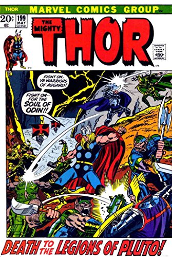 Thor #199 VG ; Marvel comic book | Pluto vs Hela May 1972