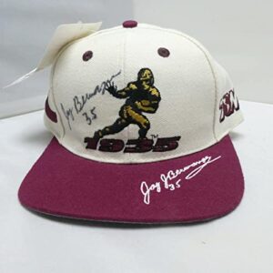 jay berwanger signed heisman trophy cap footbal hat jsa coa – autographed nfl hats