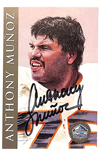 Anthony Munoz Signed HOF Series Card Autographed 1084/2500 Bengals 28009