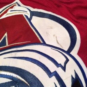 HOF Colorado Avalanche Joe Sakic 1998-99 Game Used & Signed Jersey MeiGray LOA - Autographed NHL Jerseys