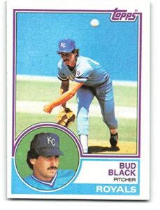 baseball mlb 1983 topps #238 bud black rc royals