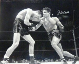 jake lamotta autographed/signed boxing 16×20 photo 12045 – autographed boxing photos