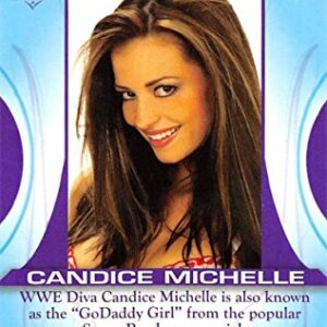 2008 Bench Warmer Signature #45 Candice Michelle Trading Card in Raw (NM Near Mint or Better) Condition