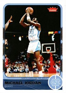 2011-12 fleer retro #1 michael jordan basketball card – north carolina tar heels