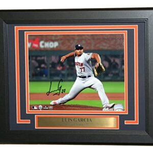 Luis Garcia Autographed 8x10 Photo Framed Houston Astros TRISTAR