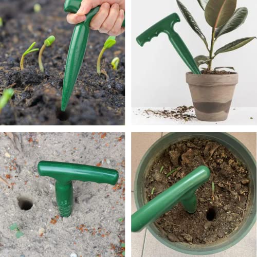 Denpetec Dibber Bulb Seedling Planting Tools Transplanting Garden Grip Widger