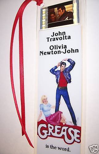 GREASE Movie Film Cell Bookmark Memorabilia Collectible Complements Poster Book Theater