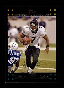 2007 topps # 23 byron leftwich jacksonville jaguars (football card) nm/mt jaguars marshall