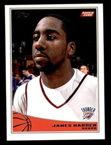 2009 topps # 319 james harden oklahoma city thunder (basketball card) nm/mt thunder arizona st