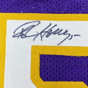 Autographed/Signed Robert Horry Los Angeles LA Purple Basketball Jersey PSA/DNA COA