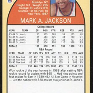 Mark Jackson (Basketball Card) 1990-91 NBA Hoops - [Base] #205