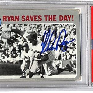 Nolan Ryan Signed 1970 Topps #197 Autographed Mets PSA/DNA