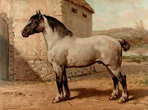 het bretagner paard [breton horse]