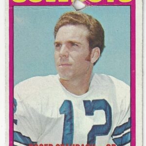 Roger Staubach Rookie Card Collectible Football Card -1972 Topps Football Card #200 (Cowboys) See Photos Closely for Condition Card is Hole Punched & Free Shipping