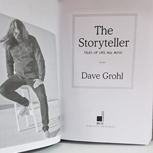 DAVE GROHL signed"The Storyteller: Tales of Life and Music" Hardcover Book FIRST EDITION