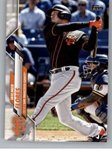 2020 topps update #u-156 wilmer flores nm-mt san francisco giants baseball