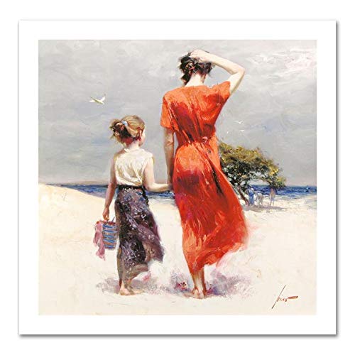 Pino,"Afternoon Stroll", Canvas