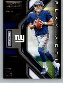 2019 panini playbook play action #3 daniel jones new york giants rc rookie nfl football trading card