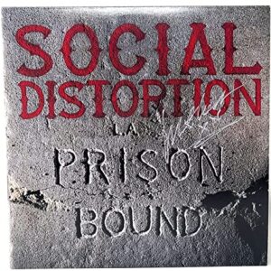 MIKE NESS Signed Auto SOCIAL DISTORTION"Prison Bound" Album Cover Beckett BAS