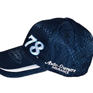 AUTOGRAPHED 2017 Martin Truex Jr. #78 Auto-Owners MONSTER CHAMPIONSHIP SEASON Signed Official MTJ Motorsports AOI Slingshot Cap/Hat with COA