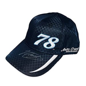 AUTOGRAPHED 2017 Martin Truex Jr. #78 Auto-Owners MONSTER CHAMPIONSHIP SEASON Signed Official MTJ Motorsports AOI Slingshot Cap/Hat with COA