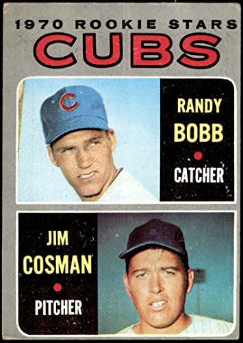 1970 Topps # 429 Cubs Rookies Randy Bobb/Jim Cosman Chicago Cubs (Baseball Card) FAIR Cubs