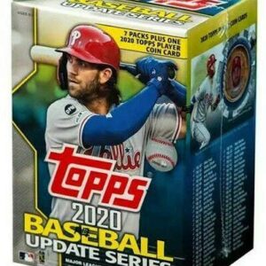 2020 Topps Update MLB Baseball BLASTER box (7 pks/bx, ONE exclusive Coin card/bx)