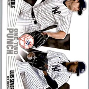 2023 Topps One-Two Punch #12P-8 Gerrit Cole/Luis Severino New York Yankees Baseball Trading Card