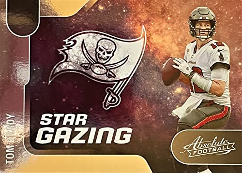 NEW 2022 Panini Absolute TOM BRADY Foil Football Card - Star Gazing Insert - Tampa Bay Buccaneers