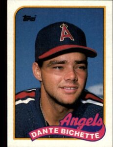 1989 topps baseball rookie card #761 dante bichette