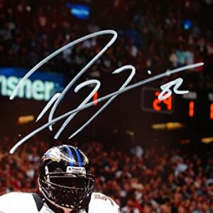 Ray Lewis Ed Reed Autographed Baltimore Ravens 16x20 HM EZ Photo -Beckett W Hologram White