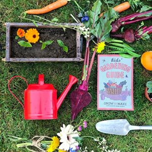 DIY Gardening Kit For Kids Girls & Boys of All Ages | Fun Craft Activity Kids Plant Growing Kit| Learn How to Grow Your Own Vegetables & Flowers with Supplies from Grow and Make| Kids Seed Growing Kit