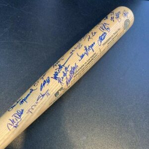 2008 Philadelphia Phillies World Series Champs Team Signed W.S. Bat JSA COA - Autographed MLB Bats