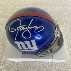 lawrence taylor signed autographed new york giants mini helmet jsa coa – autographed nfl mini helmets