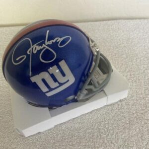 Lawrence Taylor Signed Autographed New York Giants Mini Helmet Jsa Coa - Autographed NFL Mini Helmets