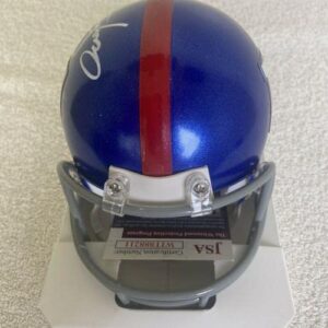 Lawrence Taylor Signed Autographed New York Giants Mini Helmet Jsa Coa - Autographed NFL Mini Helmets